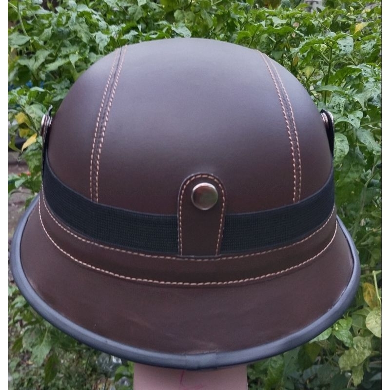 Jual Helm retro milenial nazi crazy hitam kombinasi kacamata/helm retro ...