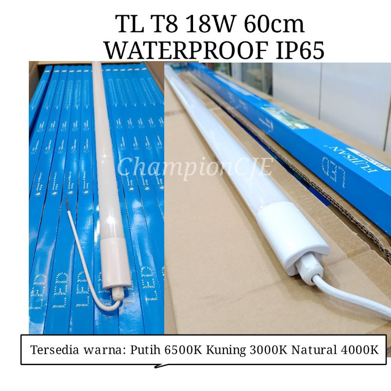 Jual Lampu TL T8 18W 220V IP65 OutDoor/Indoor 60cm FUJISAN | Shopee ...