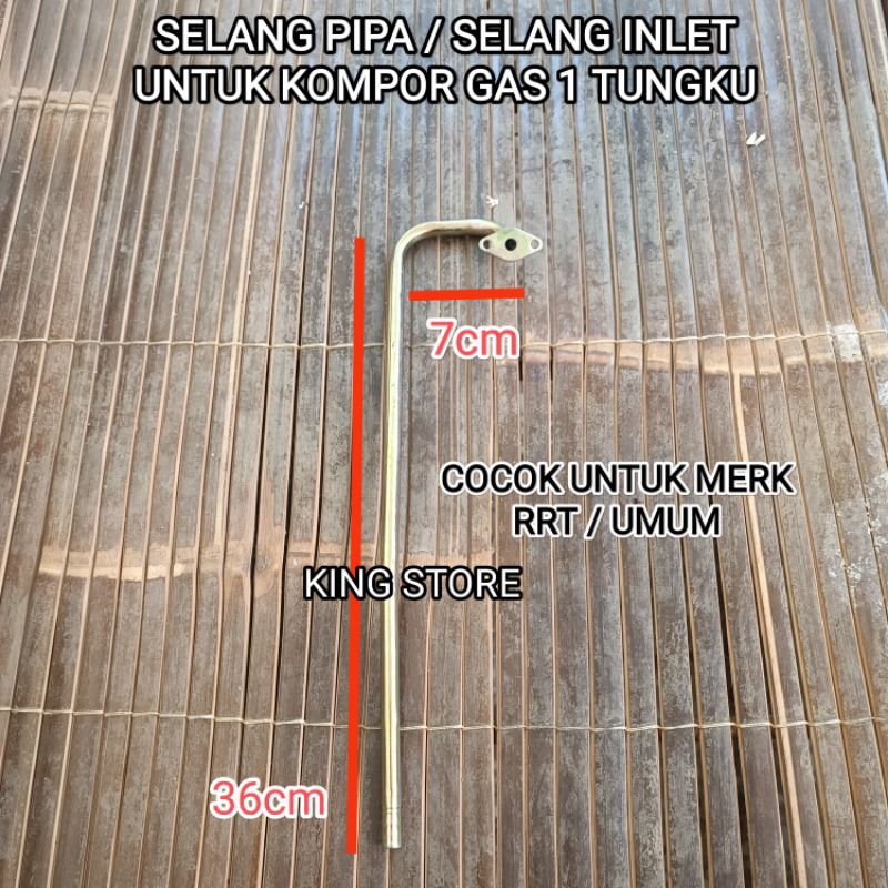 Jual SELANG PIPA / INLET KOMPOR GAS RRT UMUM 1 TUNGKU SEMUA MERK ...