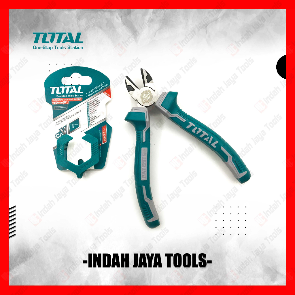 Jual TOTAL THT230606 Tang Potong 6 Inch - Diagonal Cutting Pliers ...
