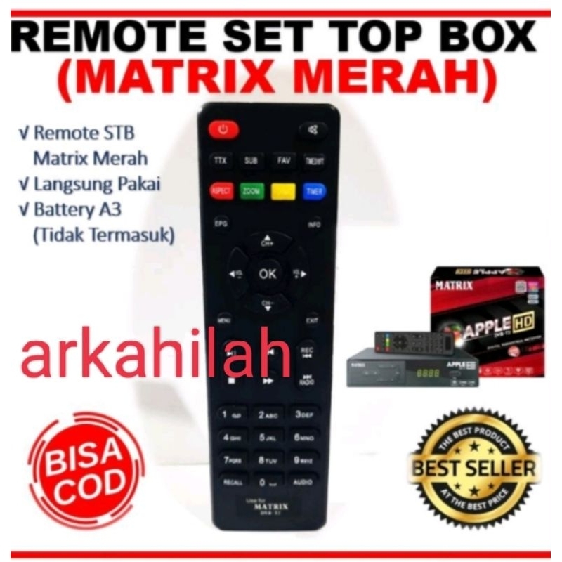Jual remote setobox matrik | Shopee Indonesia