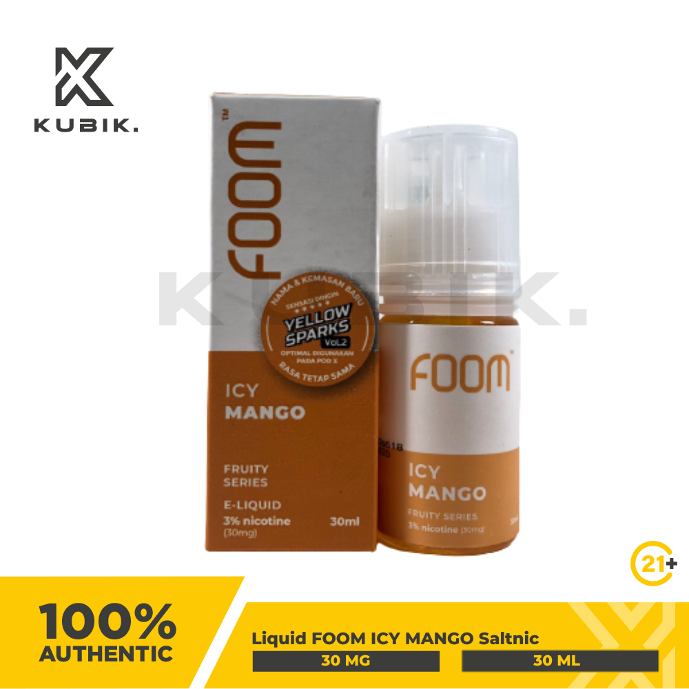 Jual Liquid Foom Yellow Sparks Mango Salt Nic 30ML by Foom | Shopee ...