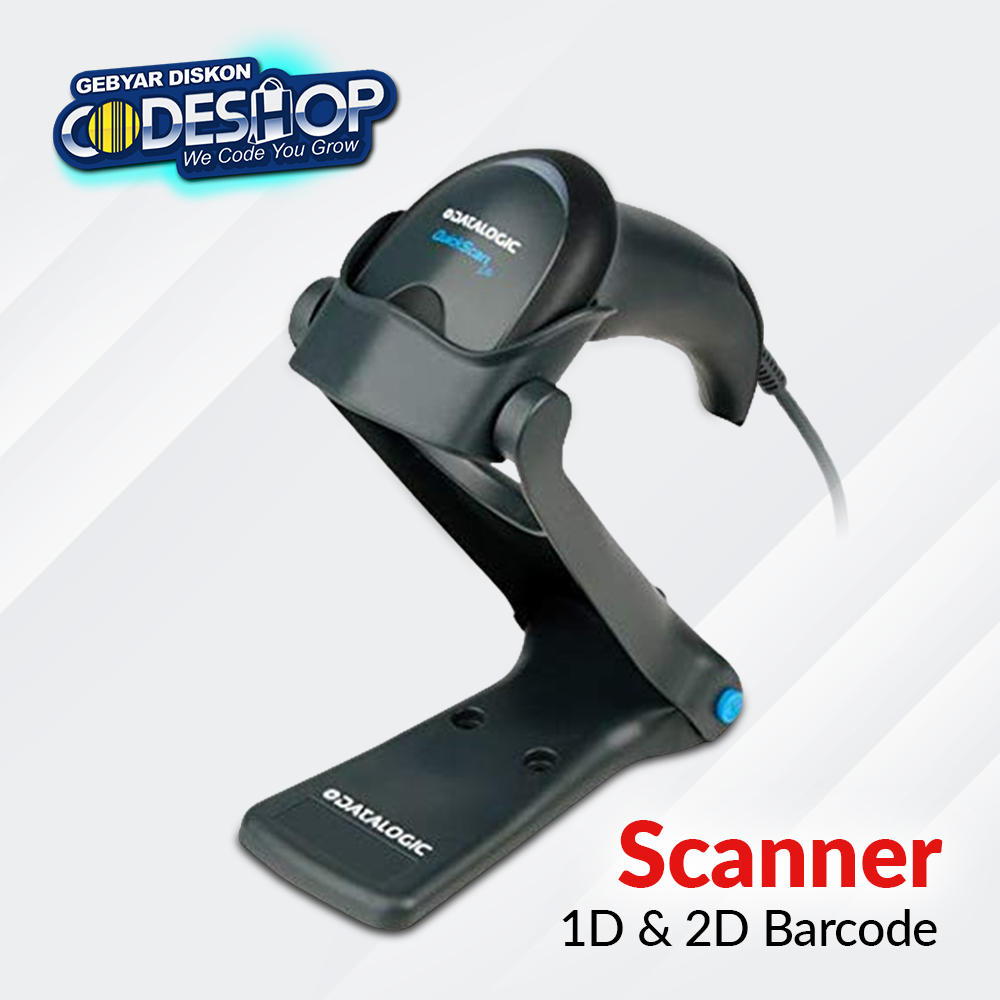 Jual Datalogic QW2420 Scanner Barcode 1D 2D Imager USB Auto Scan Sense ...