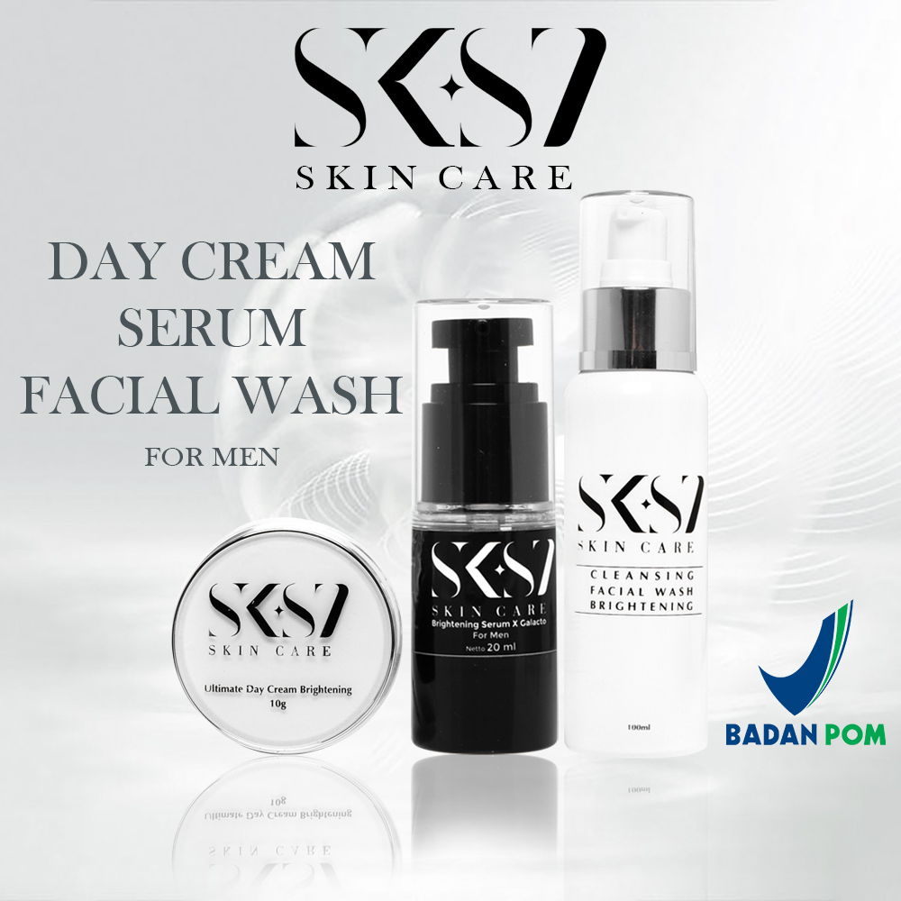 Jual SKS7 SKIN CARE Paket Skincare Pria ( Brightening Serum X Galacto For Men & Cleansing Facial ...