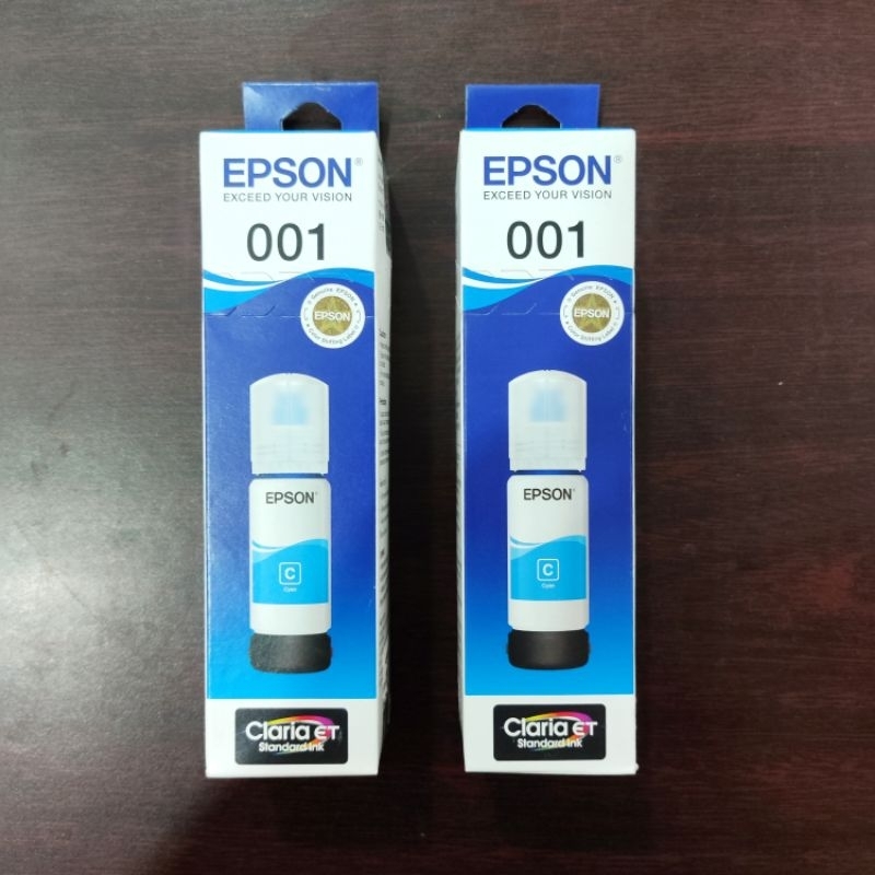 Jual Tinta Epson 001 Cyan Original (untuk L4150 L4160 L6160 L6170 L6190 ...