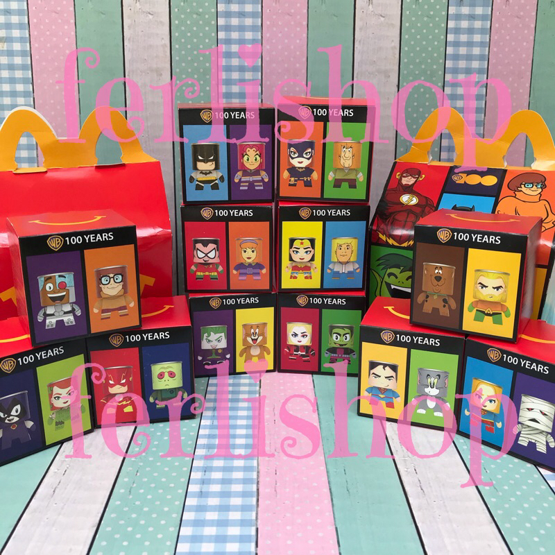 Jual Mainan Happy Meal Warner Bros Batman Robin Batgirl Mummy Joker ...