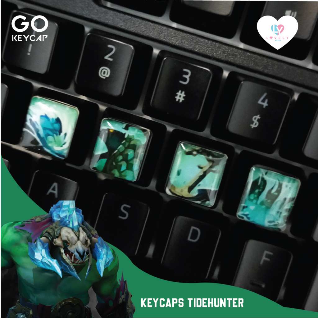 Jual Keycaps PBT Dota 2 Tidehunter Ability | GO KEYCAPS | Shopee Indonesia
