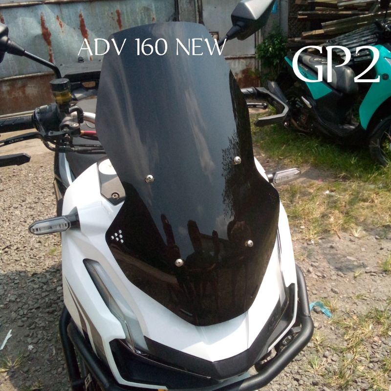 Jual WINDSHIELD HONDA ADV 160 NEW TEBAL 4 MM TINGGI 58 CM VISOR ADV ...