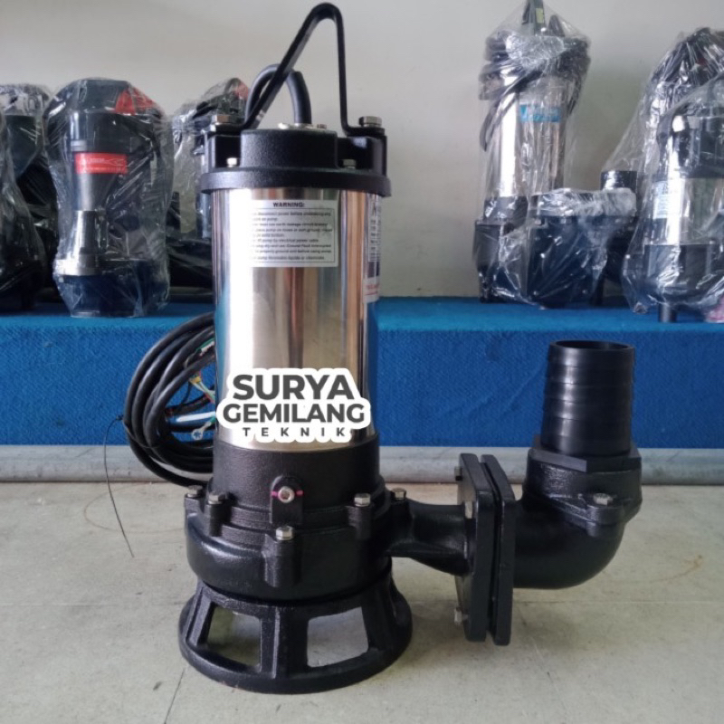 Jual POMPA CELUP MAXON 2HP EFK-20T 3PHASE SEWAGE PUMP SUBMERSIBLE EFK ...