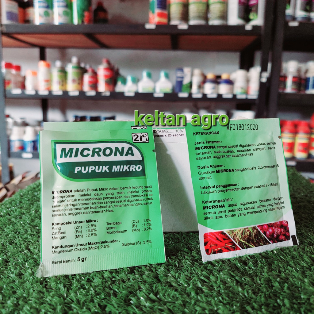 Jual MICRONA pupuk mikro ( 5 gr ) | Shopee Indonesia