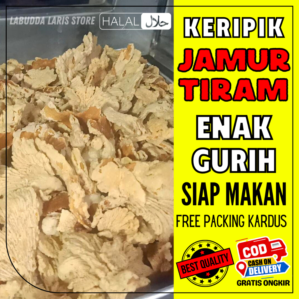 Jual Kripik Jamur Crispy Panggang Snack Kiloan Murah Snack Jaman Now ...