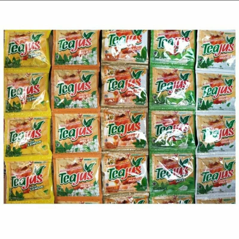 Jual teajus instant sachet | tea jus teh isi 10 sachet | Shopee Indonesia