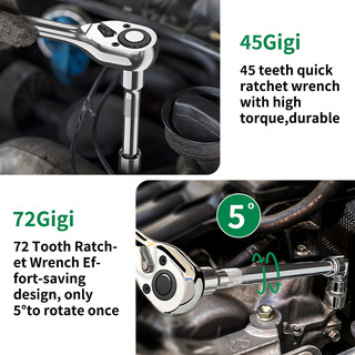 Jual Isku Gagang Ratchet Stang Kunci Shock 1/2 dan 1/4 Sock Sok Rachet ...