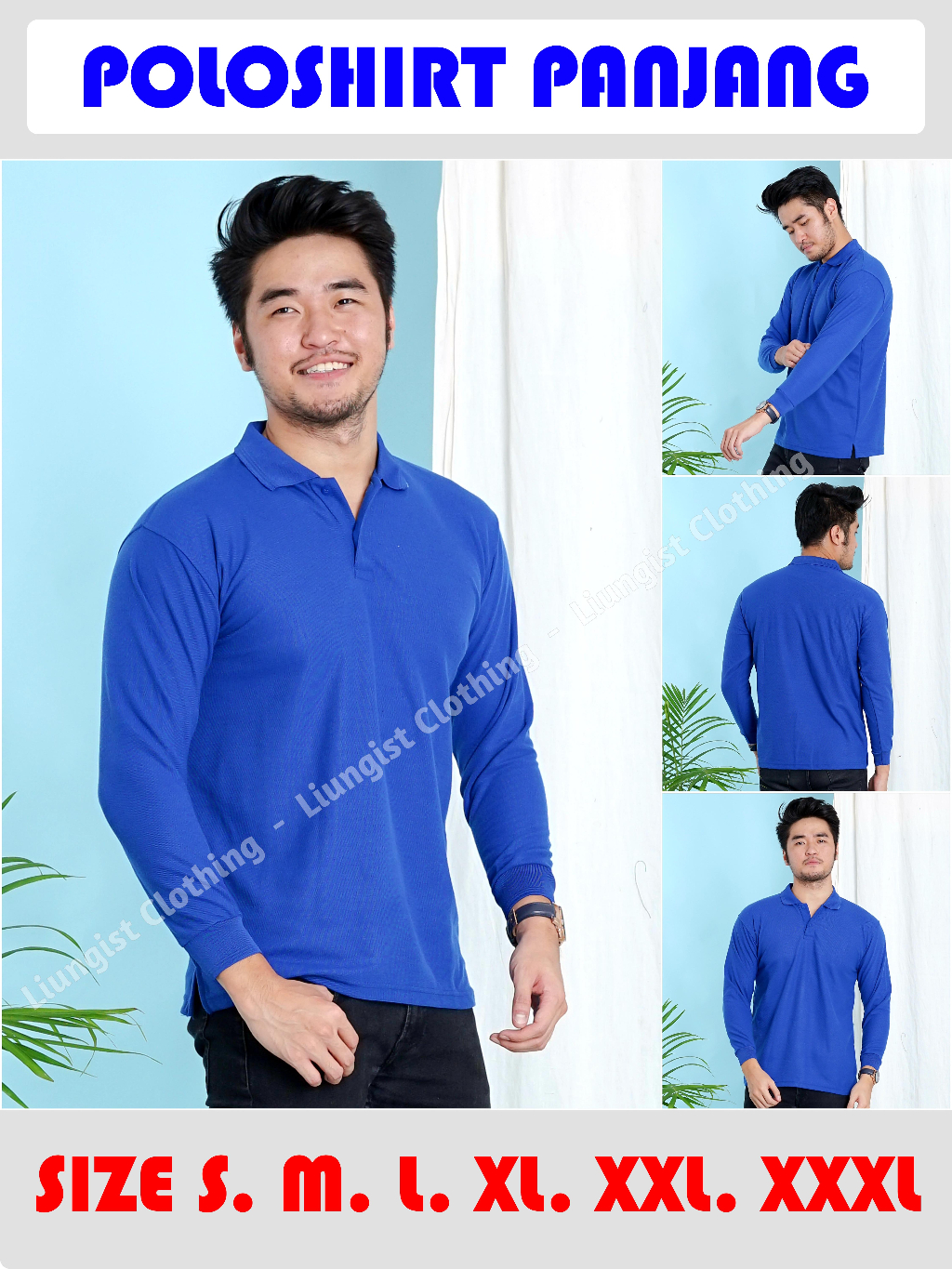 Jual Kaos Polo Panjang Unisex Benhur / Kaos Kerah / Poloshirt / Polo ...