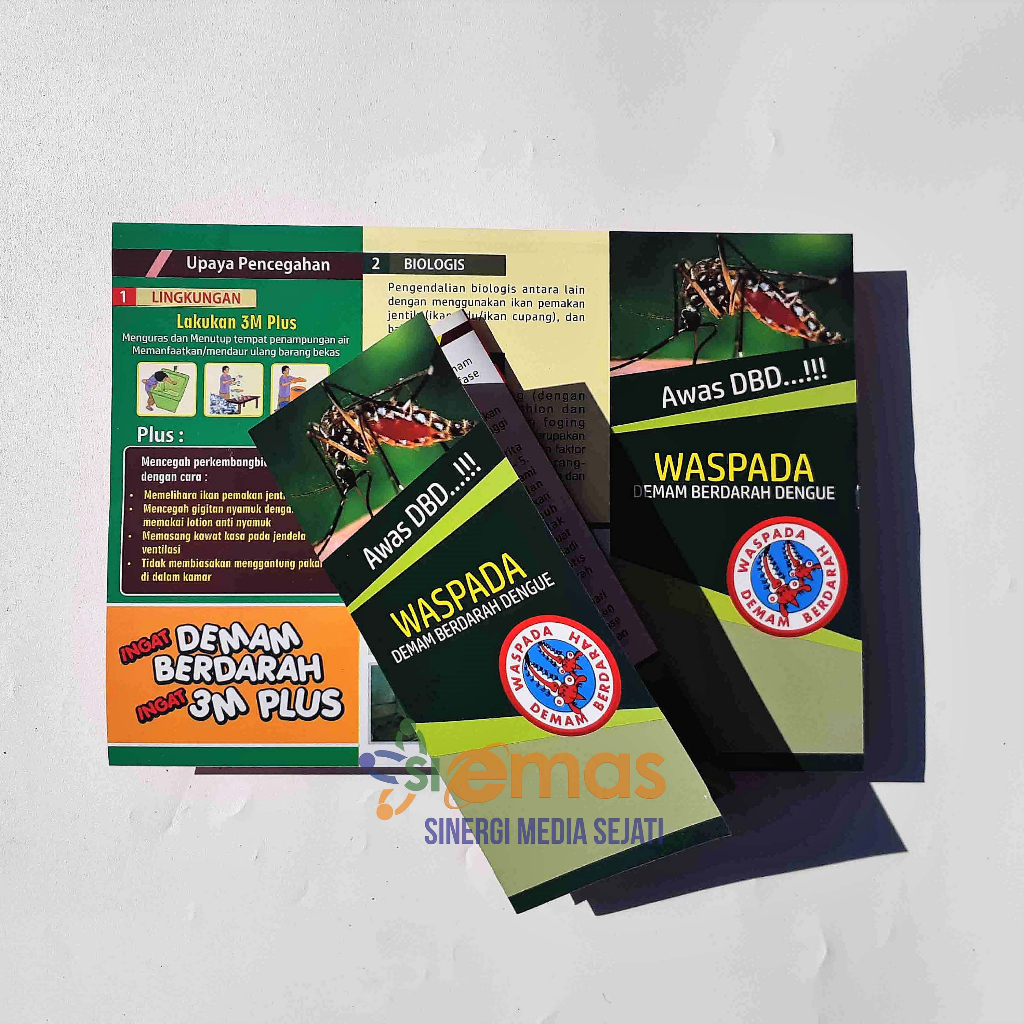 Jual Leaflet / Brosur Demam Berdarah / DBD bonus Poster DBD | Shopee ...