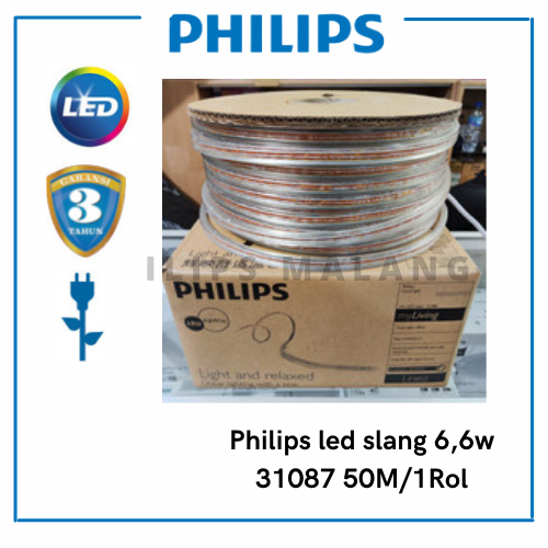 Jual philips 31087 led slang 6,6w 3000k ( kuning ) | Shopee Indonesia
