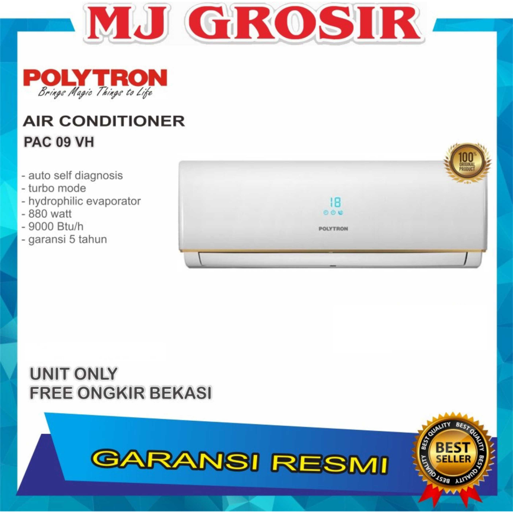 Jual AC POLYTRON PAC 09 VH 1 PK R32 NEUVA ICE DELUXE 2 UNIT ONLY ...