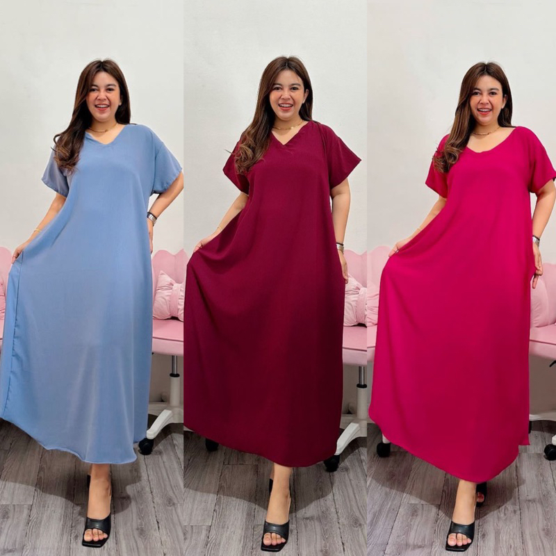 Jual Daster Long Dress Cringkle Bali Jumbo Kekinian | Shopee Indonesia