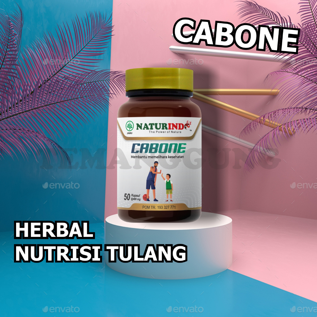 Jual Cabone obat herbal nutrisi tulang Naturindo | Shopee Indonesia