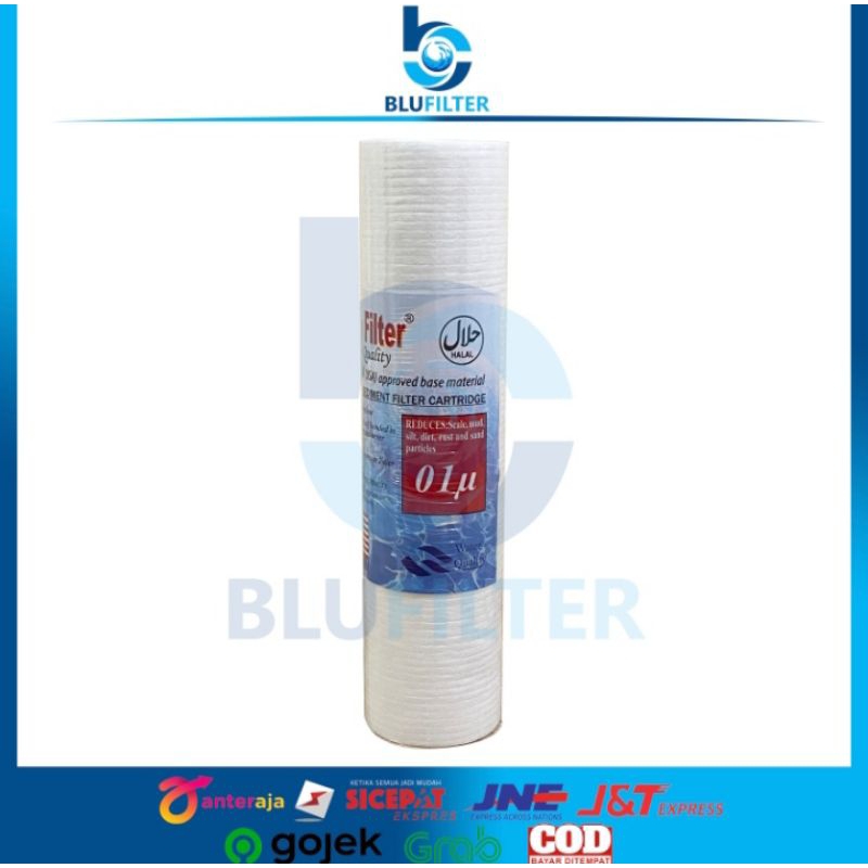 Jual PP FILTER AIR NANOTEC NANO 10” 10 INCI MICRON 01 / SPUN SEDIMEN ...
