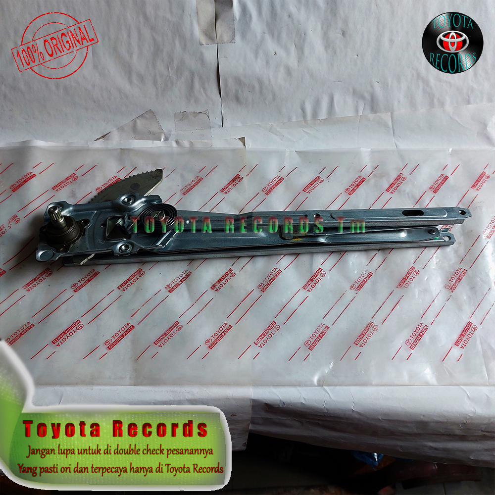 Jual Regulator Sub-Assy Kaca Pintu Depan Kanan Starlet Original Toyota ...