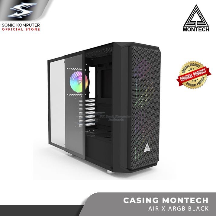 Jual Montech Air X ARGB Black / White Casing PC Gaming | Shopee Indonesia