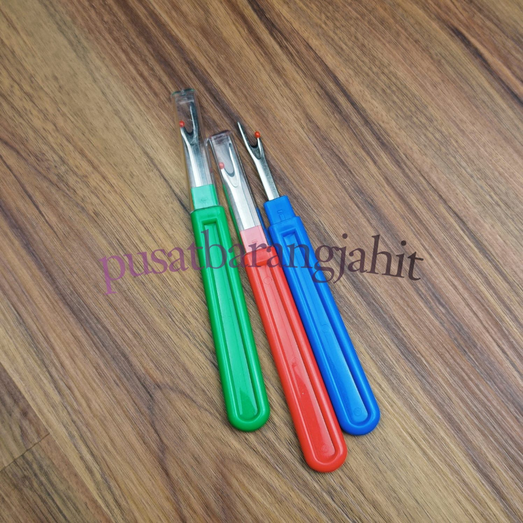 Jual Sontekan Seam Ripper Pendedel Benang Besar Warna Warni - Kayu ...