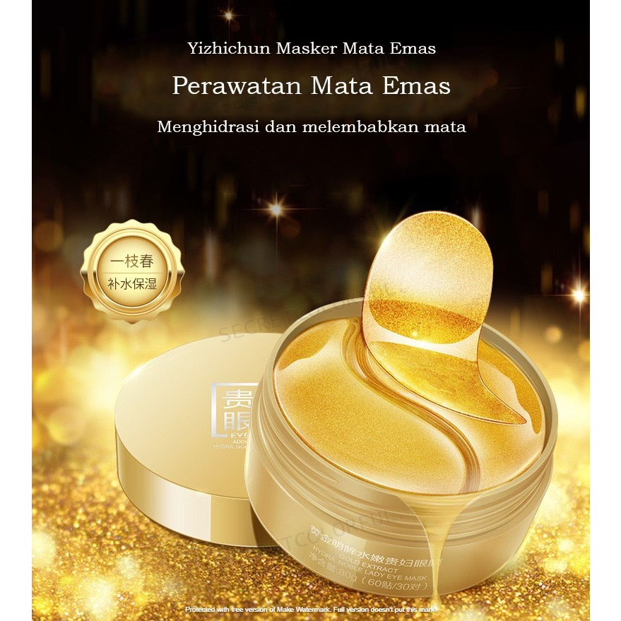 Jual IMAGES Golden Smooth And Moisturizing Eye Mask / Masker Mata Gold ...