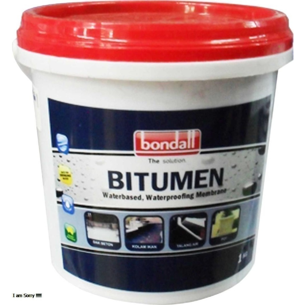 Jual Bondall Bitumen+ (plus) Membrane Cat Waterproofing Anti Bocor 1KG ...