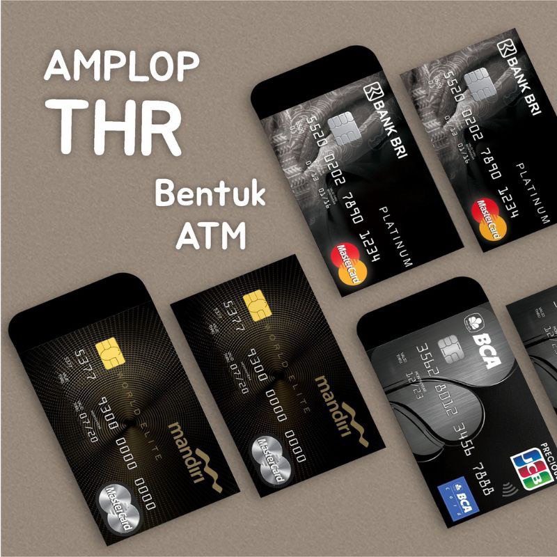 Jual AMPLOP THR LEBARAN 2025 unik motif bank | Shopee Indonesia