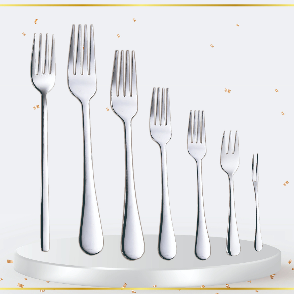 Jual CROWN Garpu Jumbo Salad Kecil Alat Makan Sujeo Korea Fork Tebal ...