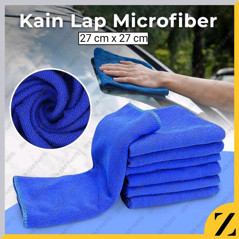 Jual Kain Lap Microfiber High Quality Ukuran 27 x 27 cm | Shopee Indonesia