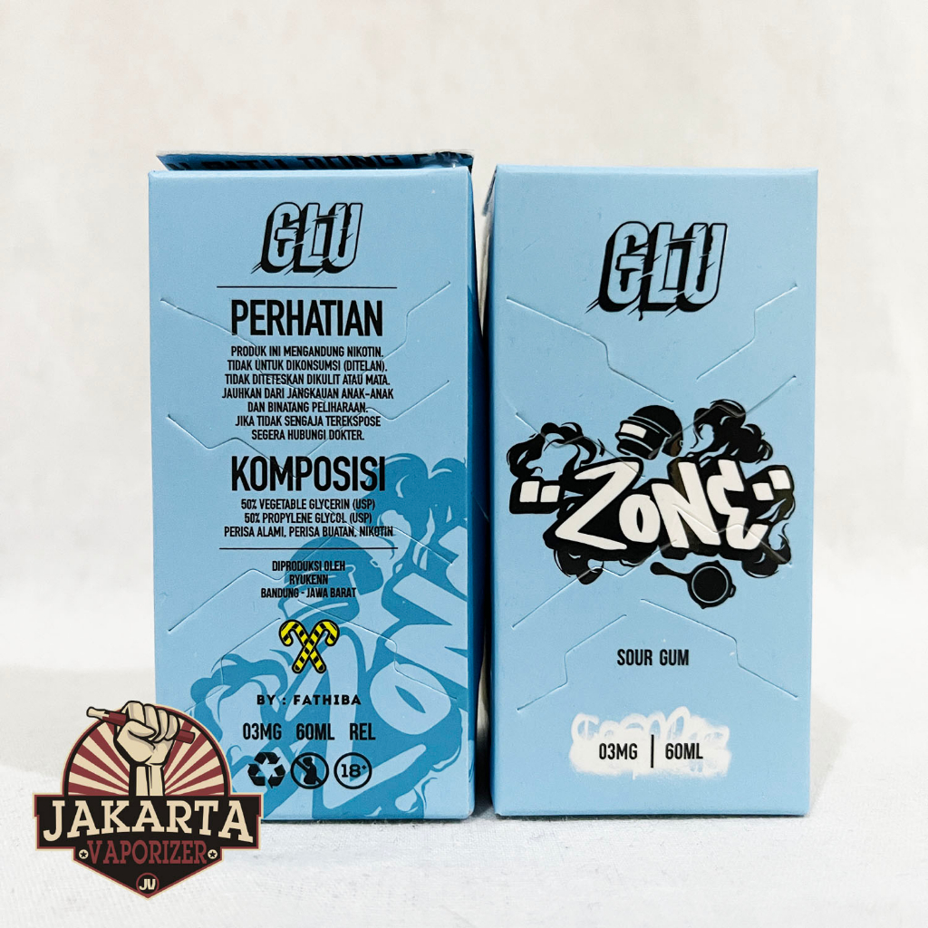 Jual GLU ZONE SOUR GUM 60ML 3MG BY FATHIBA X FVS | Shopee Indonesia