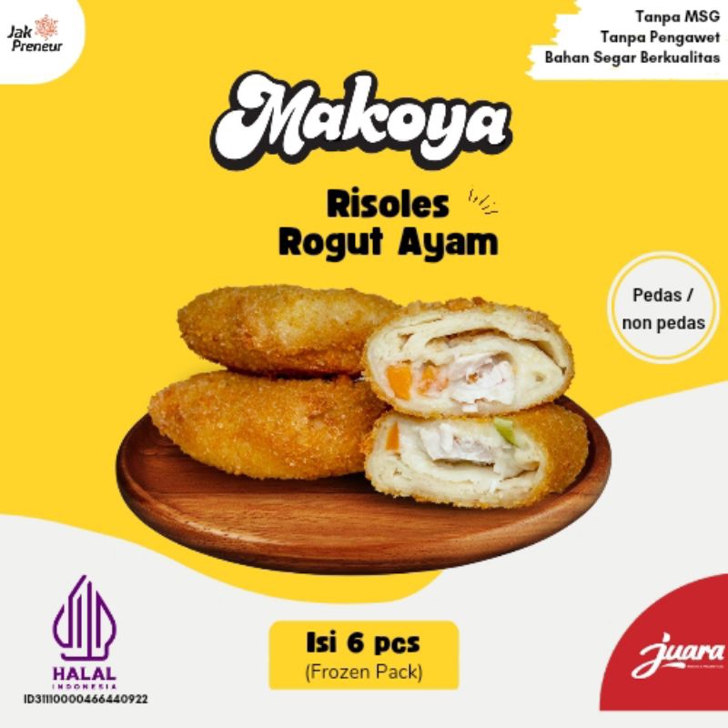 Jual Risol ROGUT AYAM Makoya Frozen & Matang | Halal | Shopee Indonesia