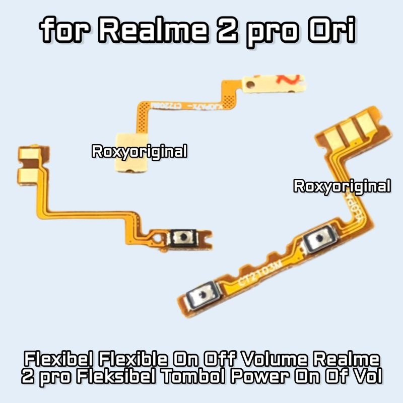 Jual Flexible Flexibel On Off Volume Realme 2 pro Fleksibel Tombol Power On Of Vol | Shopee ...