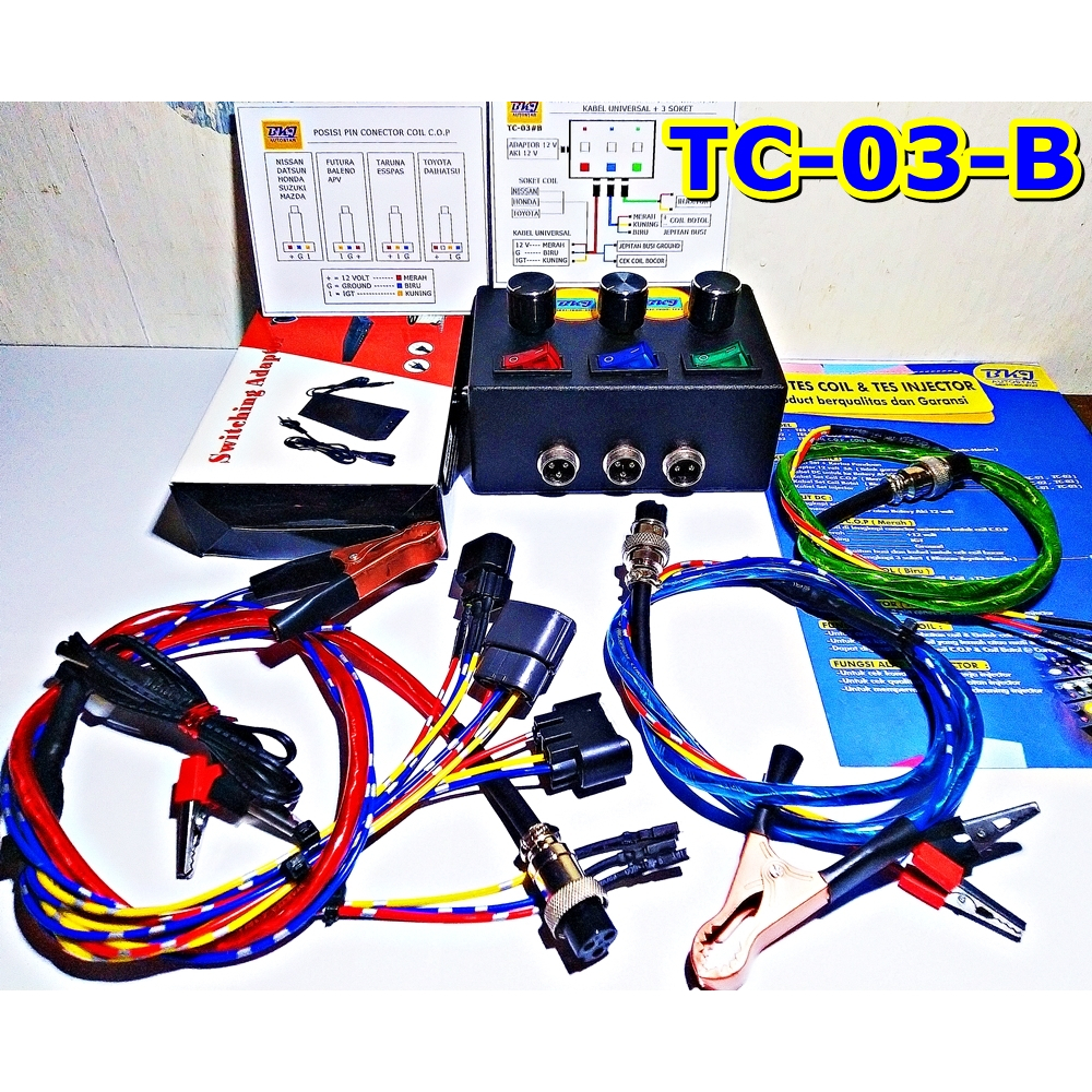Jual Tes Coil C.O.P, Botol & Injector-Universal+3soket (TC-03-B ...