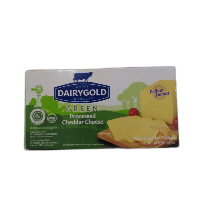 Jual Keju Dairygold GREEN Cheddar Cheese 160g | Shopee Indonesia