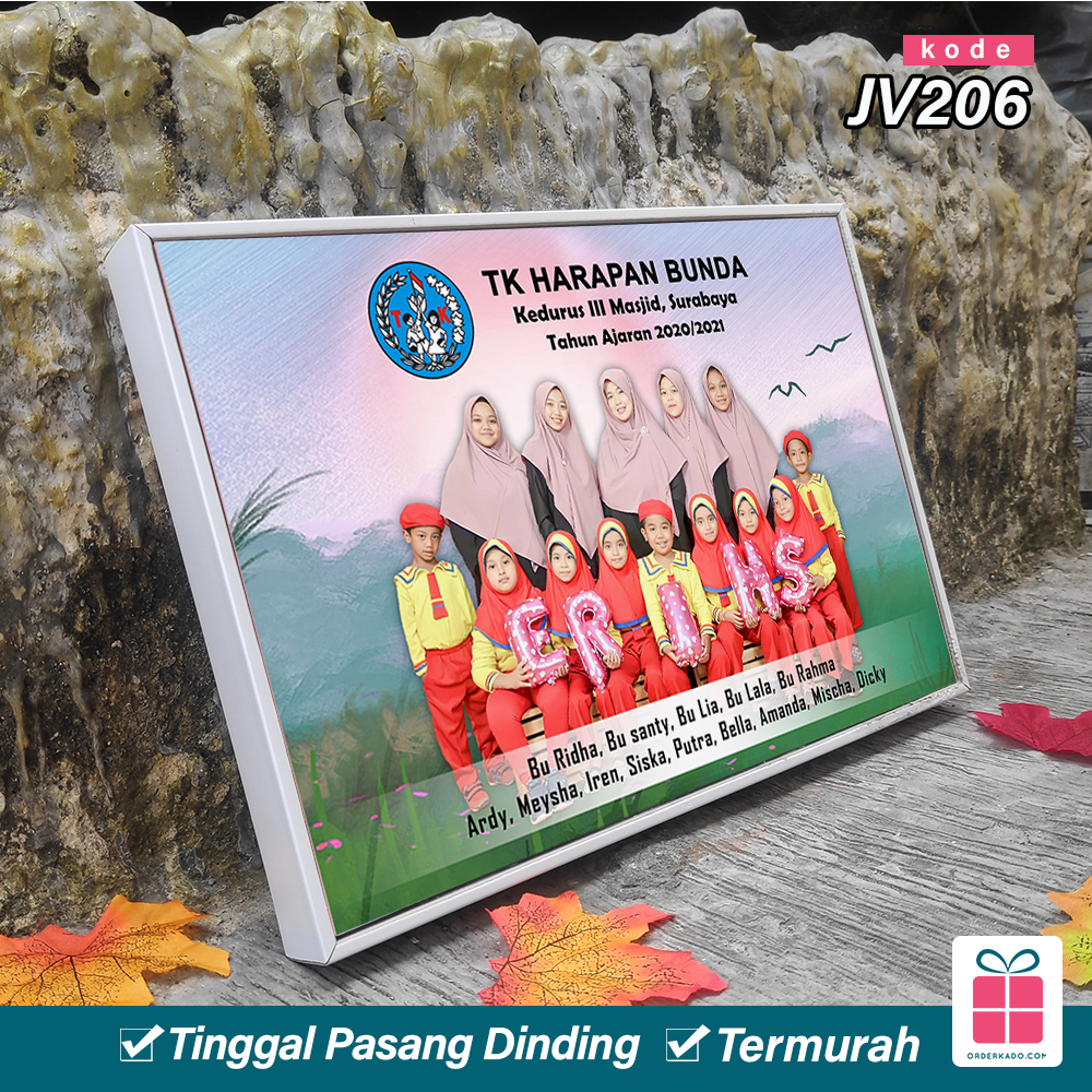 Jual Cetak Frame Foto Vandel Fiber Box Wisuda, Perpisahan Kelas/Sekolah ...