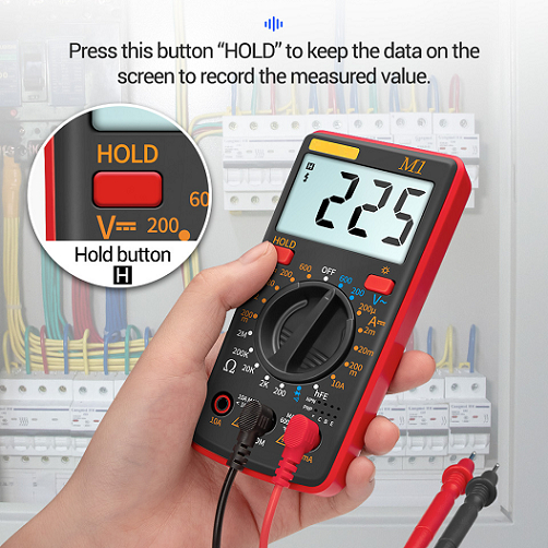 Jual Digital Multimeter Auto AC/DC SERI M1 Ammeter Multitester Voltage ...