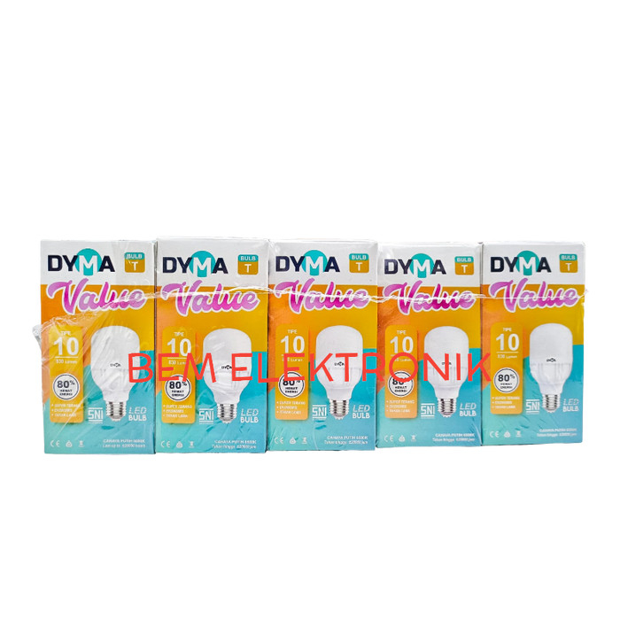 Jual Led T Capsule DYMA Tipe 10 Value 6500K | Shopee Indonesia