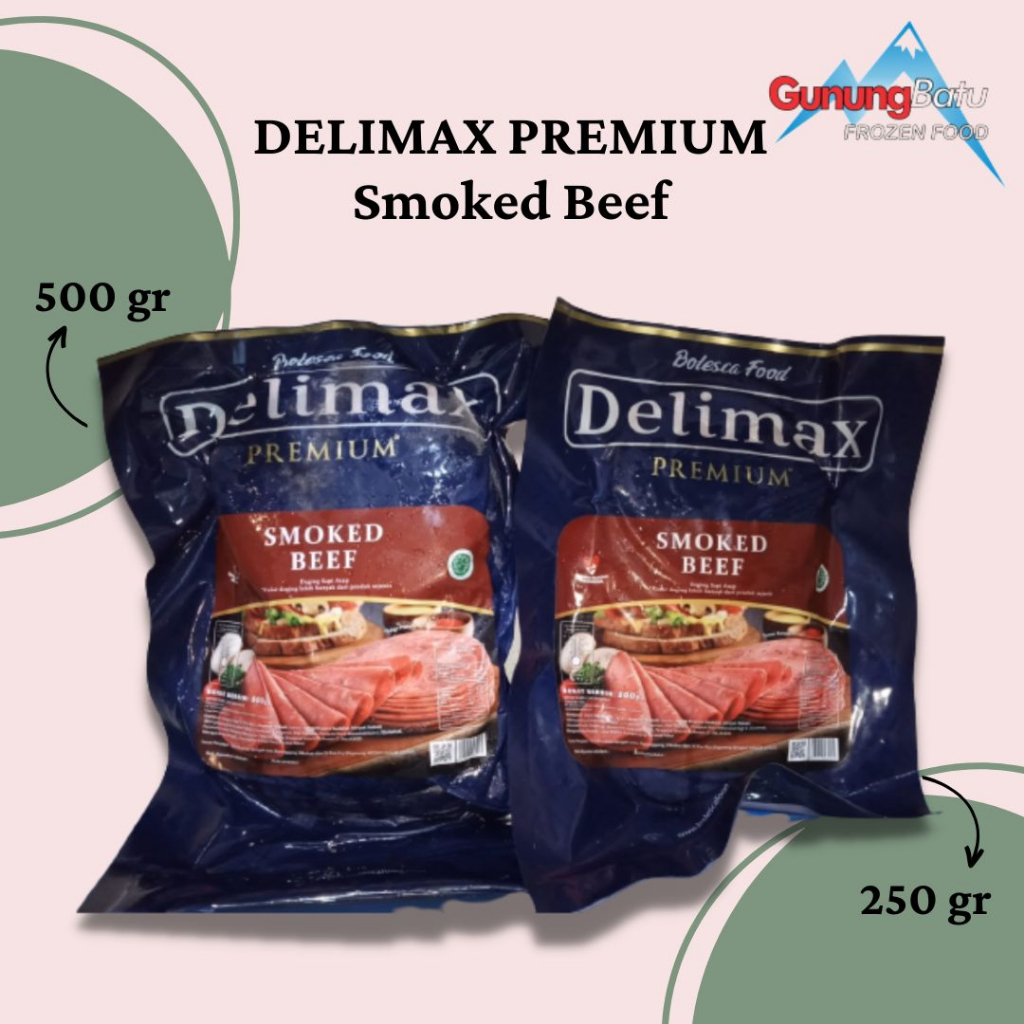 Jual DELIMAX PREMIUM SMOKED BEEF VARIAN | Shopee Indonesia