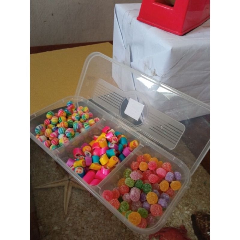 Jual NEW PERMEN VIRAL 2024 PAKET CANDY TRIPLE WARNA WARNI RAINBOW ...