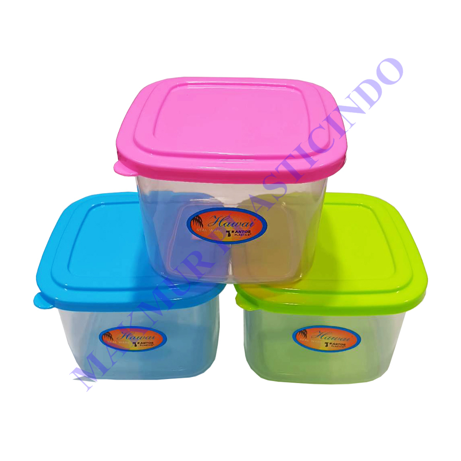 Jual Toples London Kecil Plastik Kotak / Toples Sambal / Toples Mini ...