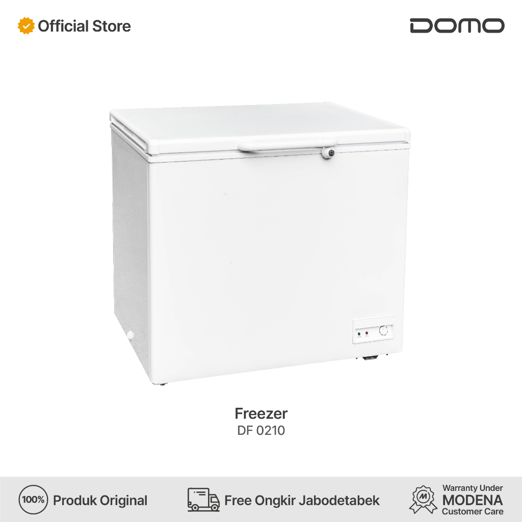 Jual DOMO Chest Freezer - DF 0210 (210 Liter) | Shopee Indonesia