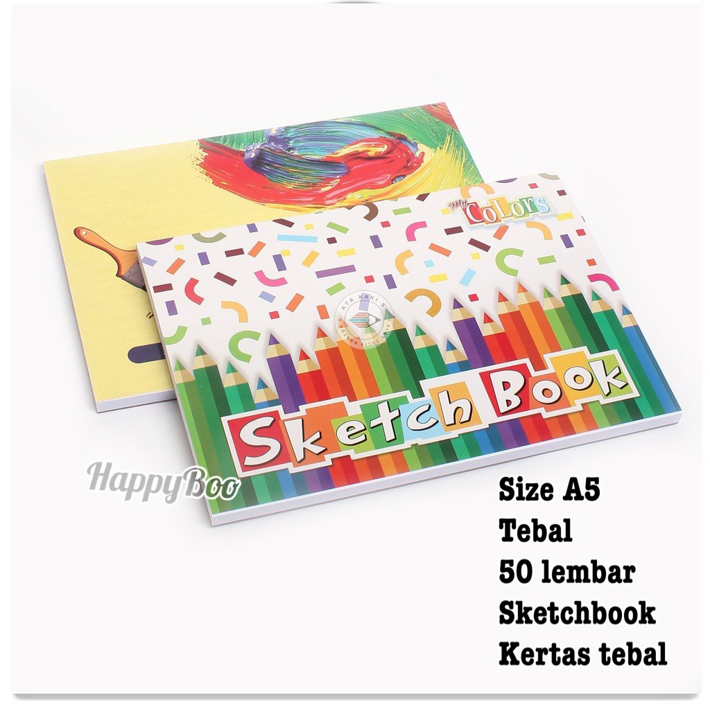 Jual sketchbook sketchbook A5 kiky sketsa book buku sketsa premium ...