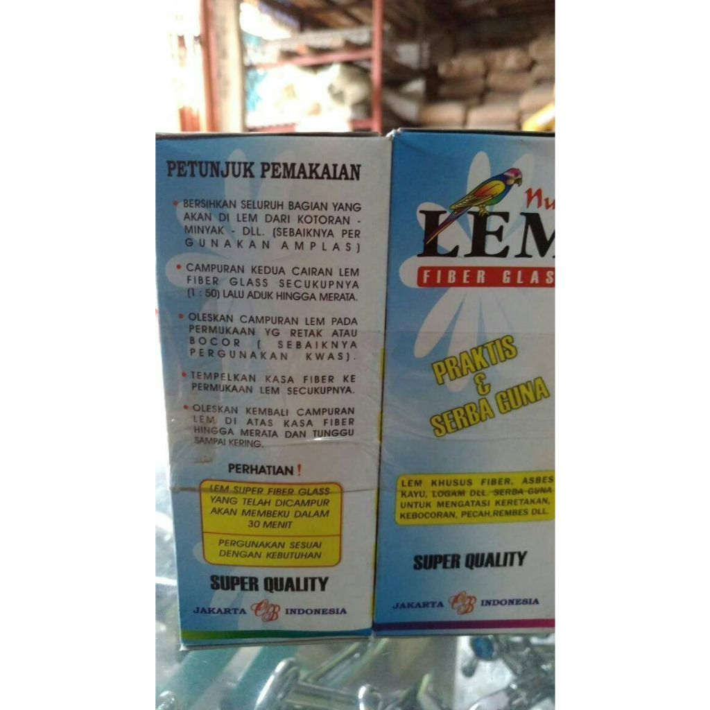 Jual Lem Fiberglass Nuri Fiber | Shopee Indonesia