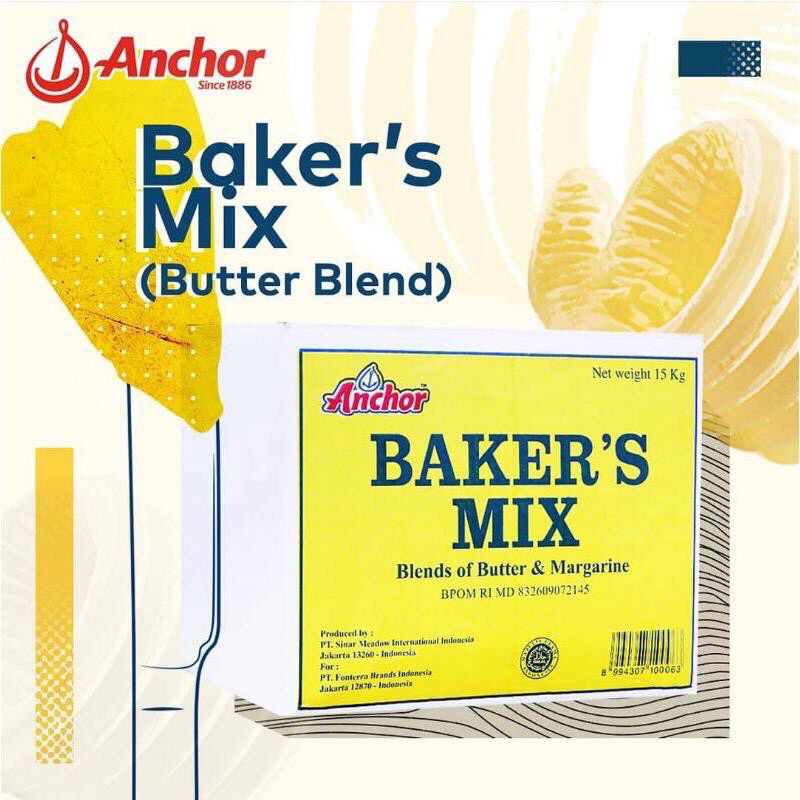Jual Anchor BAKER’S MIX 500GR (REPACK) Butter Bakermix | Shopee Indonesia