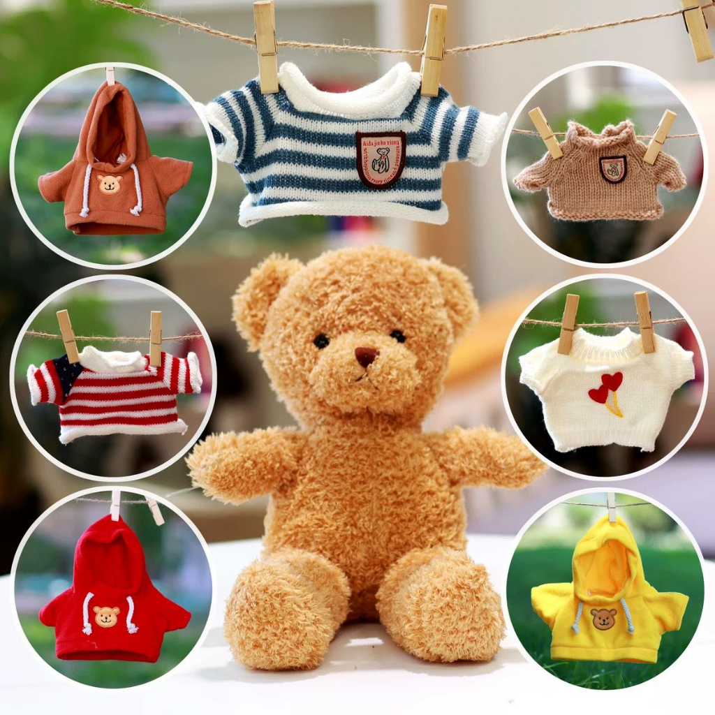 Jual BAJU SWEATER HOODIE UNTUK BONEKA TEDDY BEAR BERUANG | Shopee Indonesia