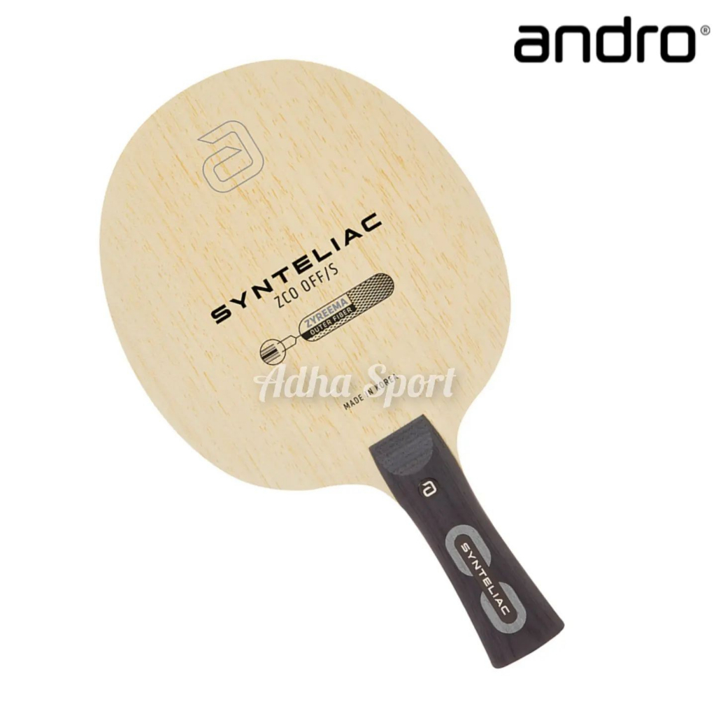 Jual ANDRO Synteliac ZCO OFF (Zyreema Carbon Outer) Kayu Bet Pingpong Tenis Meja Original Adha ...