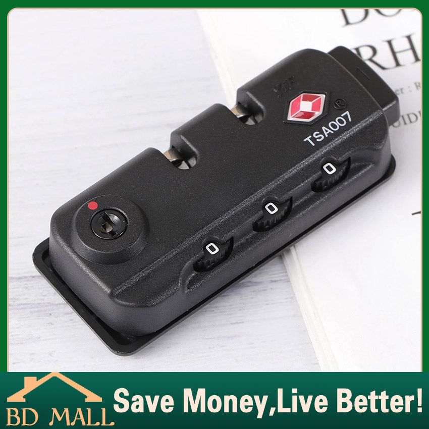 Jual Gembok TSA KUNCI Koper Travel TSA007 Kunci Kombinasi Retsleting ...